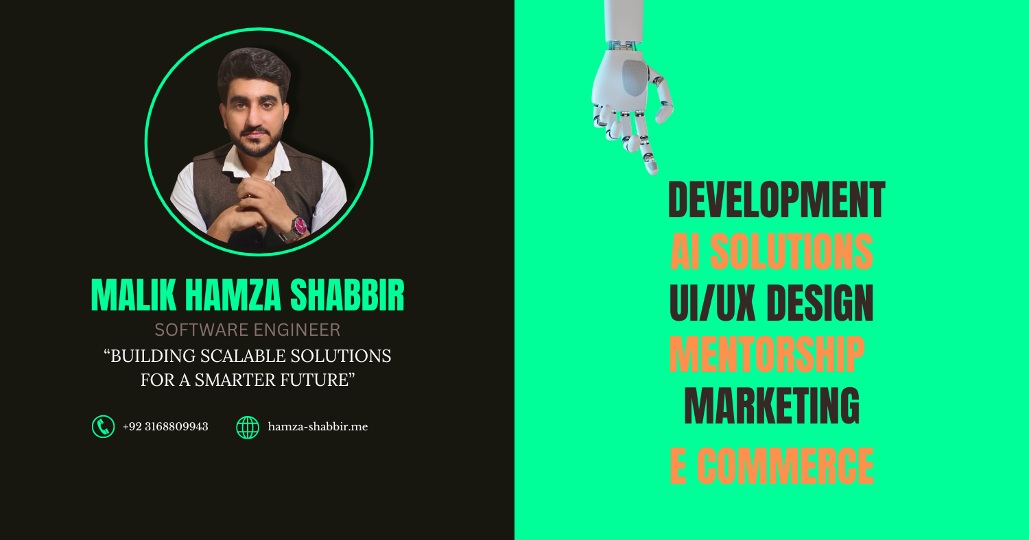 Hamza Shabbir | Full-Stack Developer & Tech Mentor
